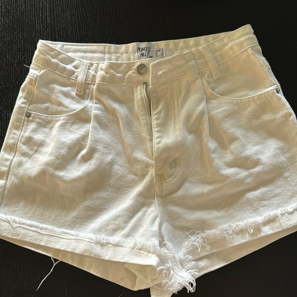 Princess Polly | Shorts | Princess Polly White Denim Shorts | Poshmark